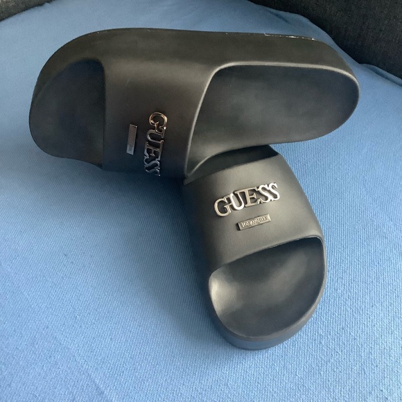 Guess | Shoes | Guess Los Angeles Platform Clogs Wgprimsc Slides Sz M ...